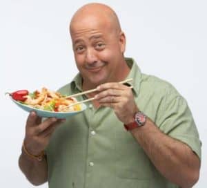 Andrew Zimmern wife Rishia Zimmern, Gay, Son Noah Zimmern, Net Worth ...